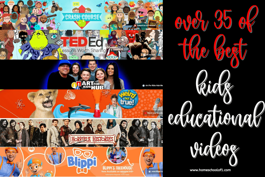 35+ Best Kids Educational Videos For K-12 (Every Subject)