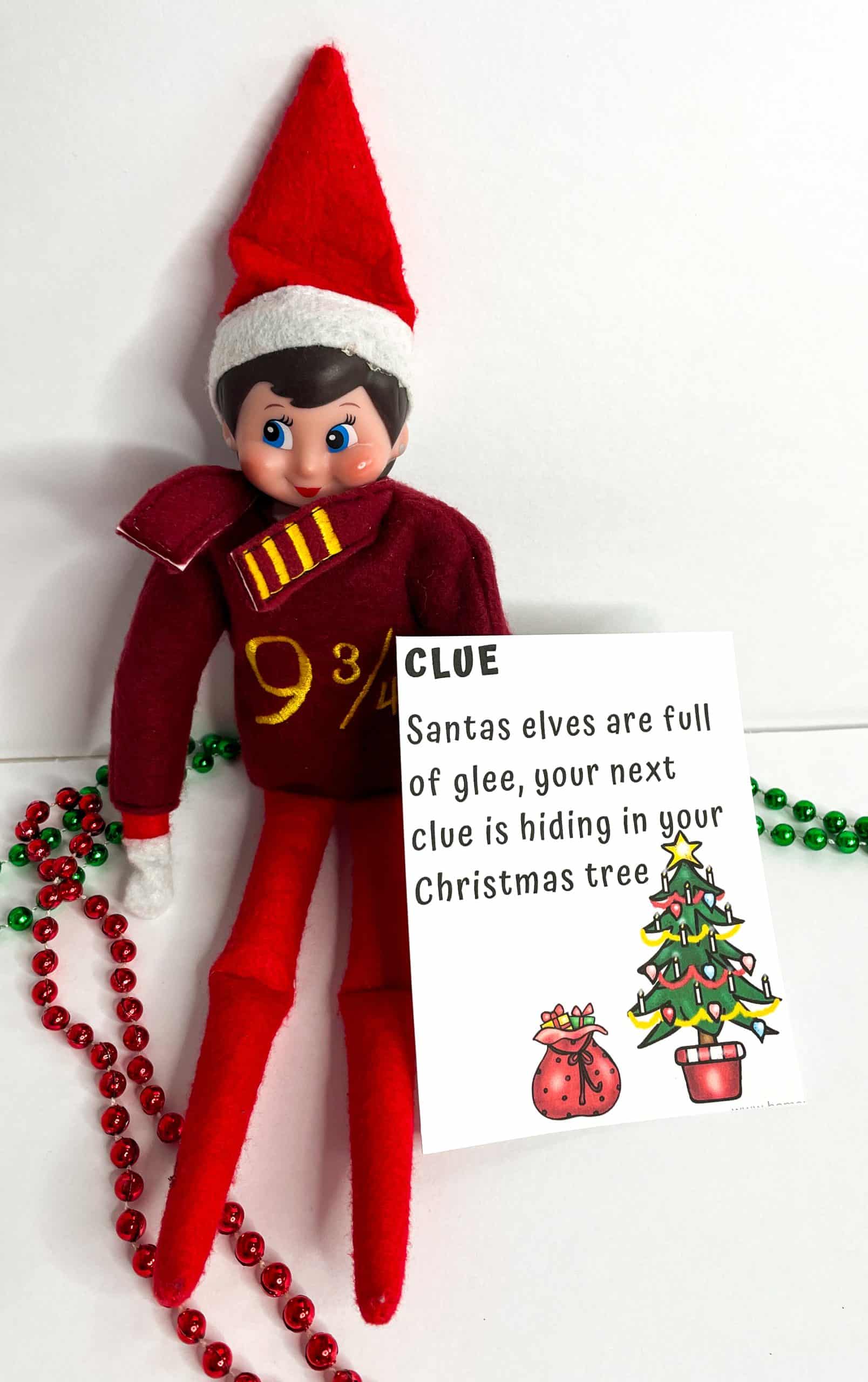 Free Elf on the Shelf Scavenger Hunt Printable