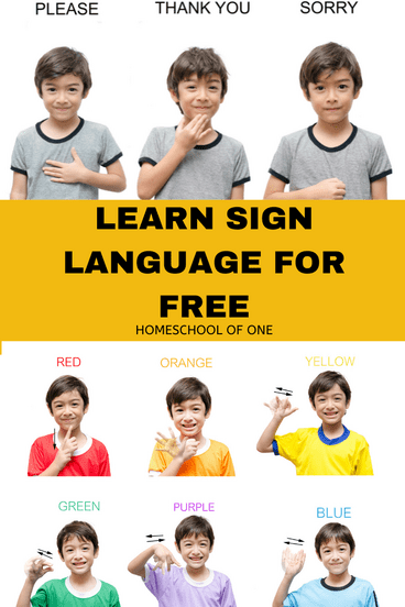 Best ASL Homeschool Curriculum + Free Poster