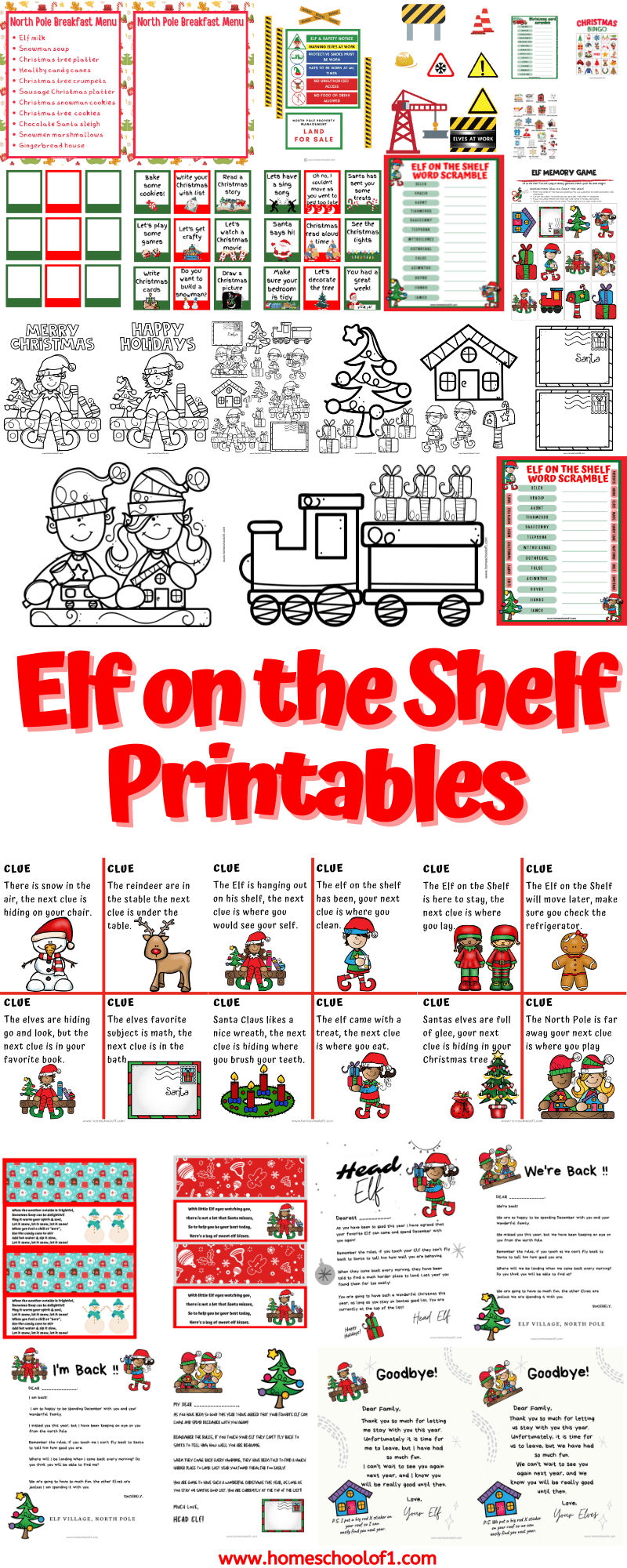 26 Best Elf on the Shelf Printables For Free