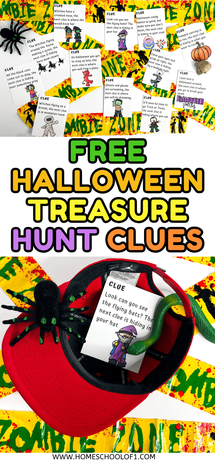 Free Halloween Scavenger Hunt Clues For A Spooky Adventure