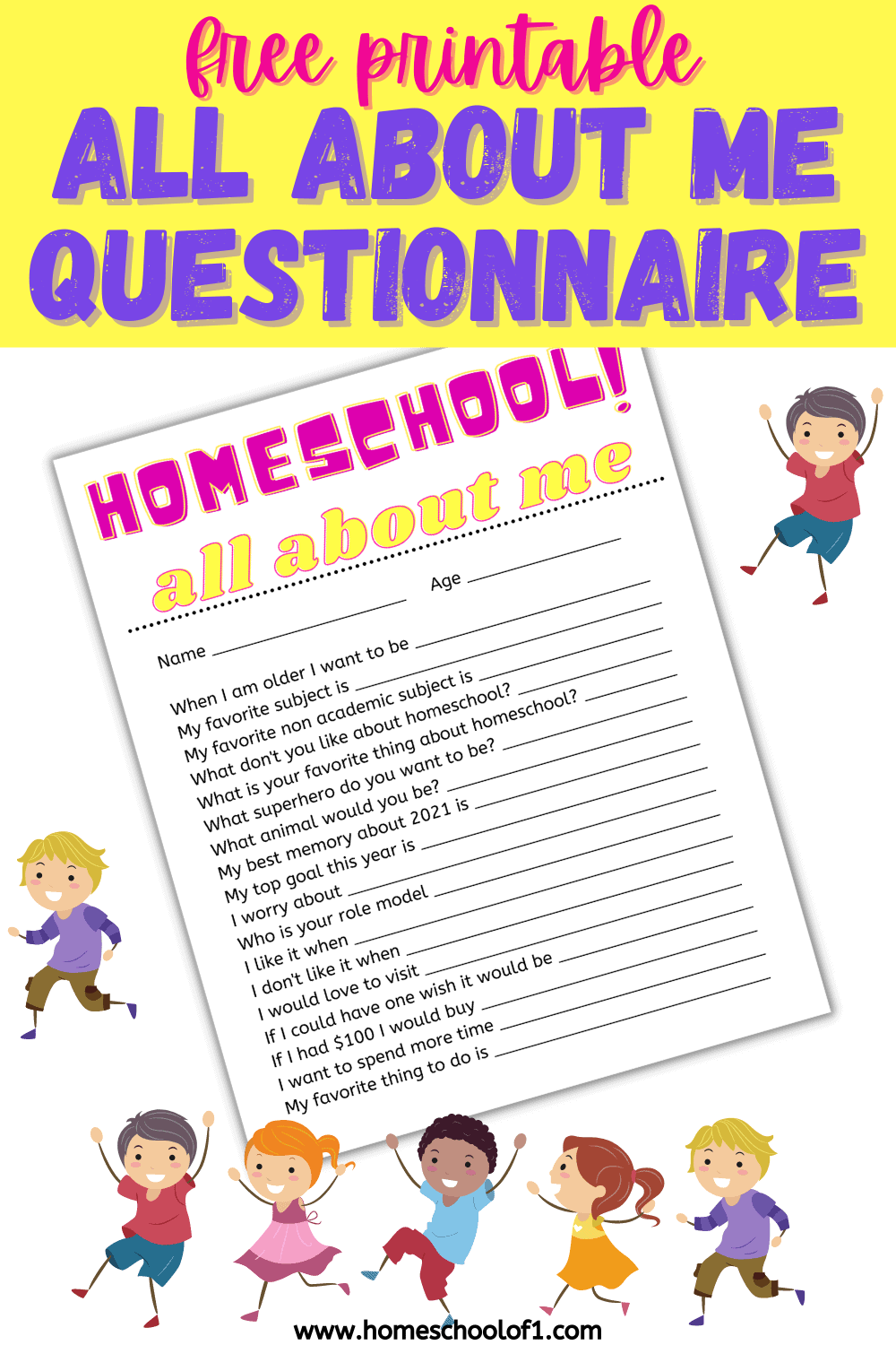 13 Fun First Day of Homeschool Ideas with Free Printables