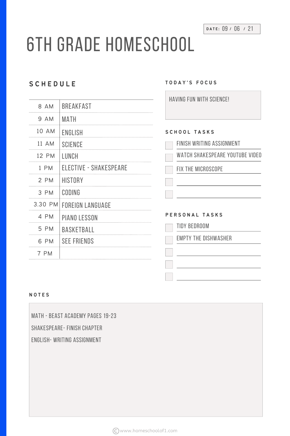 The Best 6th Grade Homeschool Curriculum For All Subjects