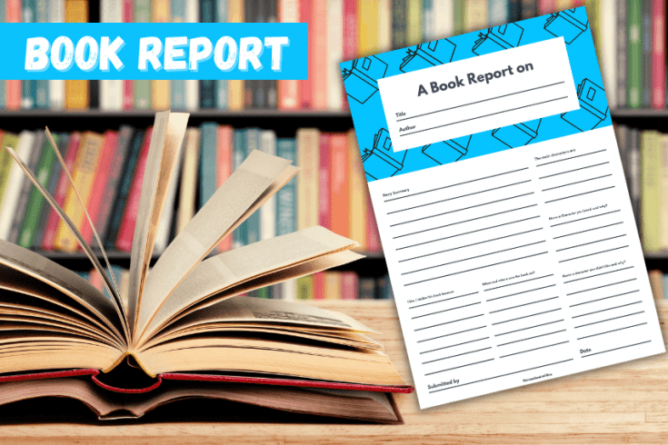 Free Book Report Template Perfect for Middle School