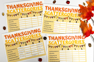 Thanksgiving Word Games for Kids and Families