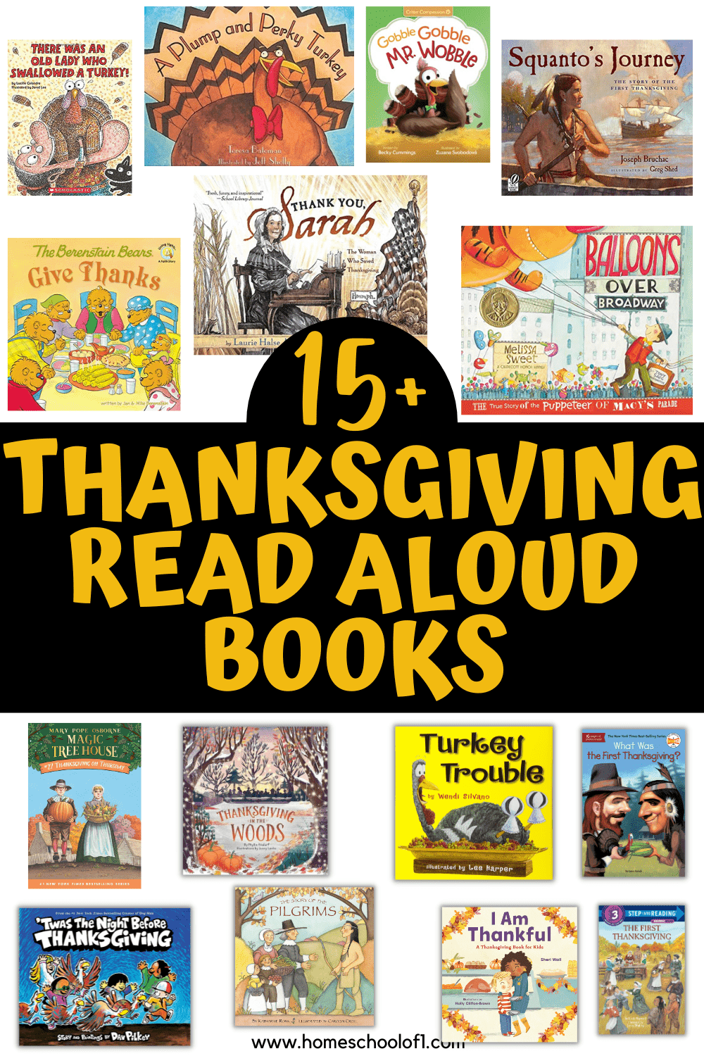 Thanksgiving Read Aloud Books to Share With Kids