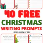 31 Free Christmas Writing Prompt Printables For Kids Aged 5-14