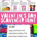 Free Valentine's Day Scavenger Hunt Printables the Kids Will Love