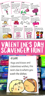 Free Valentine's Day Scavenger Hunt Printables the Kids Will Love