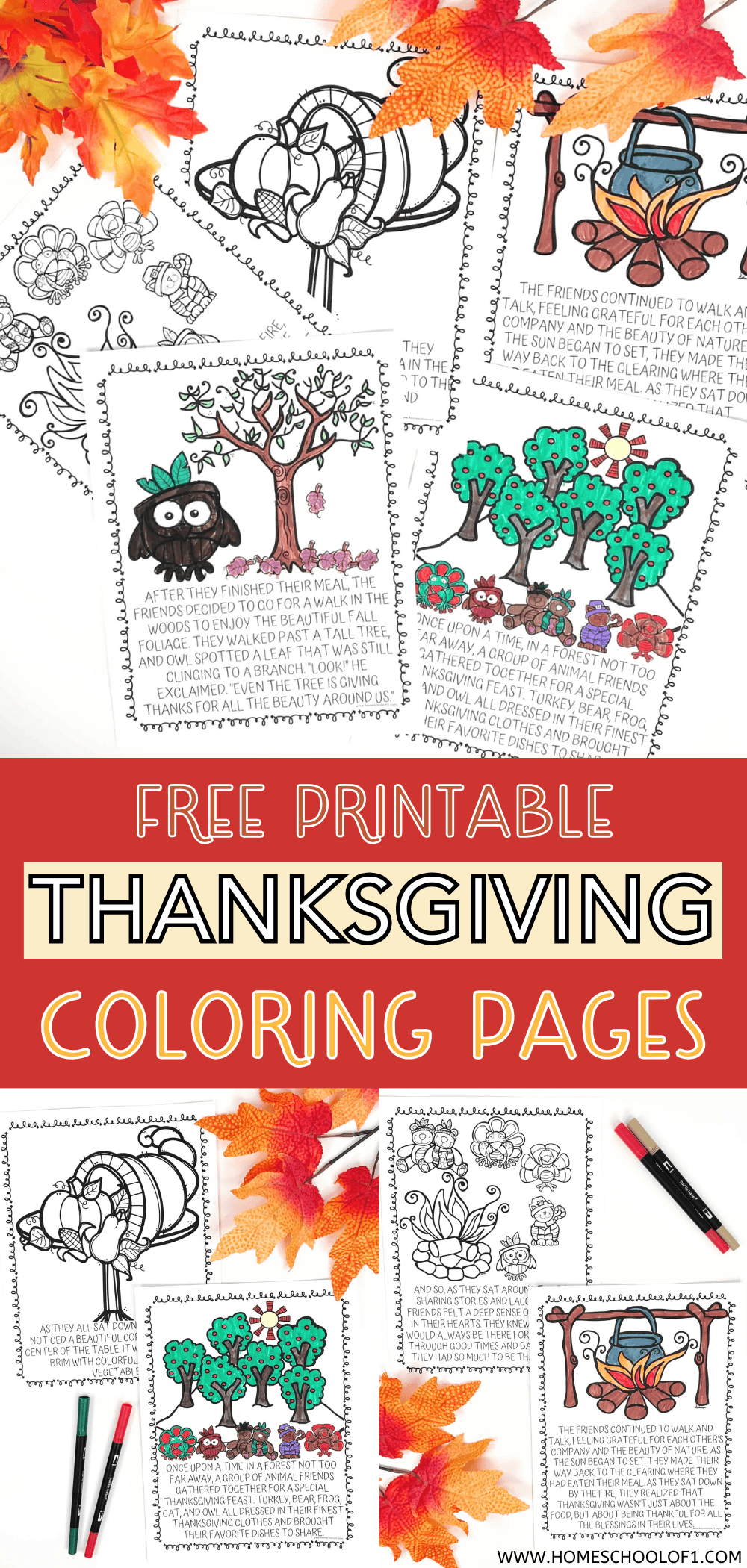 Free Printable Thanksgiving Coloring Pages