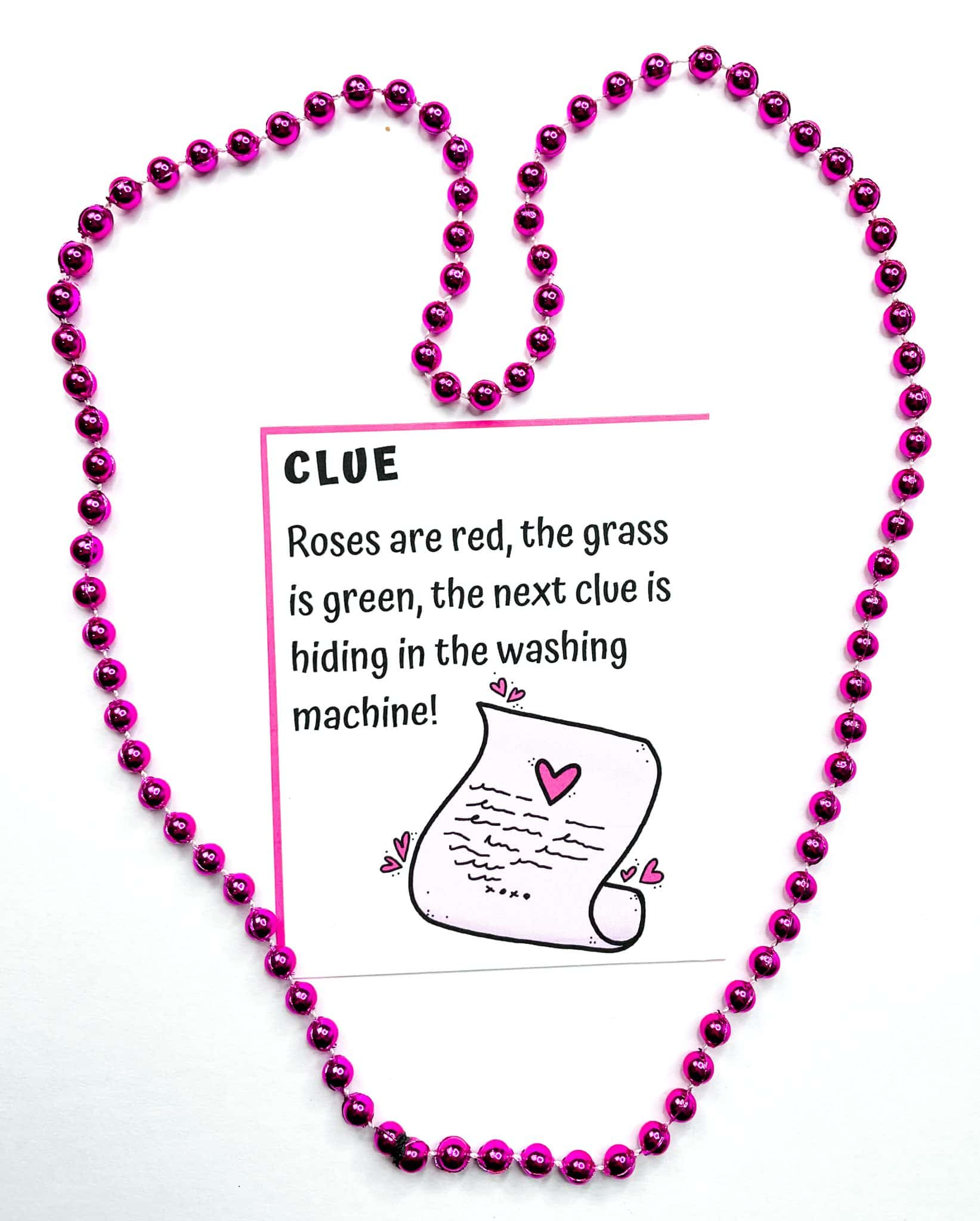 Free Valentine’s Day Scavenger Hunt Clues for Kids