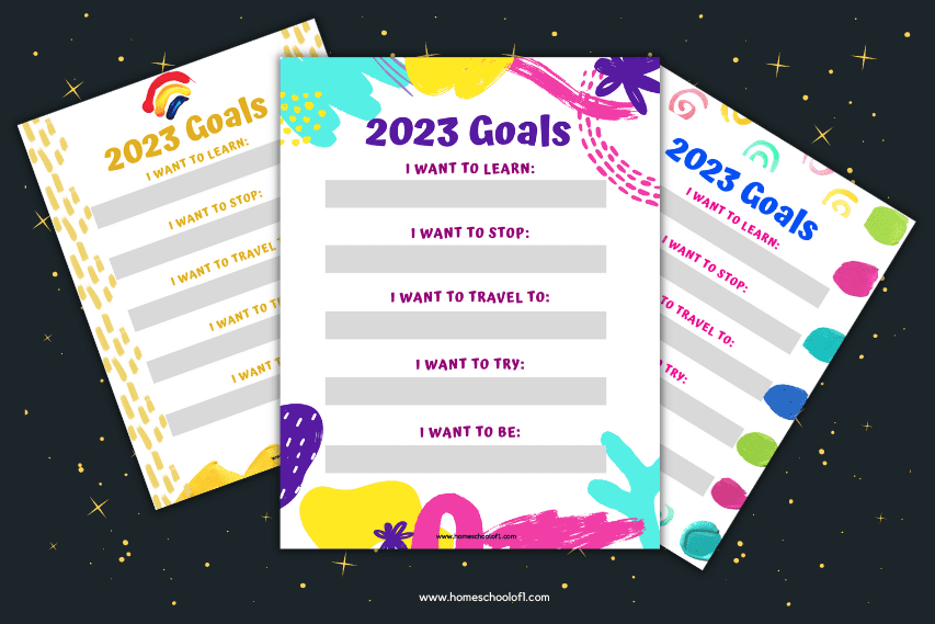 Free New Year's Resolution Printables For Kids in 2023