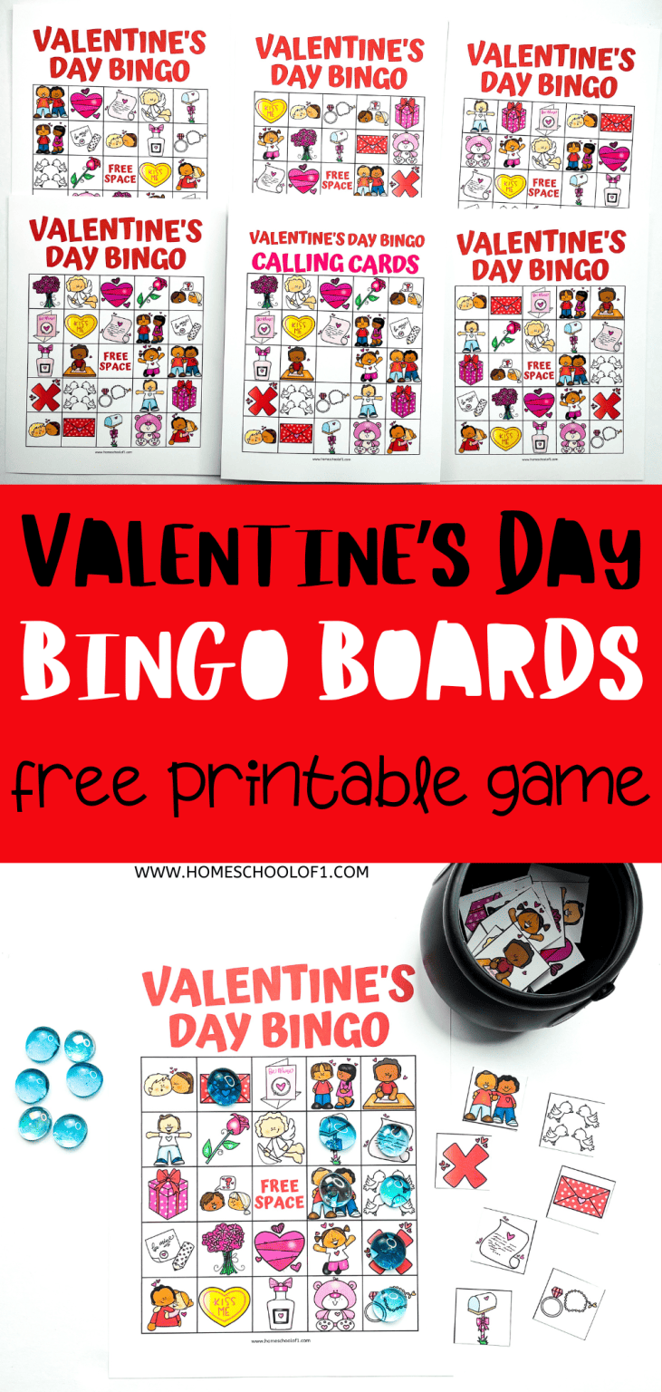 Free Printable Valentine Bingo Cards to Enjoy With The Kids