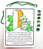 Free Printable St Patrick's Day Coloring Pages with an Irish Story
