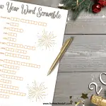 4 New Years Word Scramble With Answers (Free Printables)