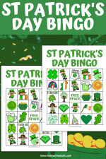 St Patrick's Day Bingo: Free Printable with 5 Bingo Boards