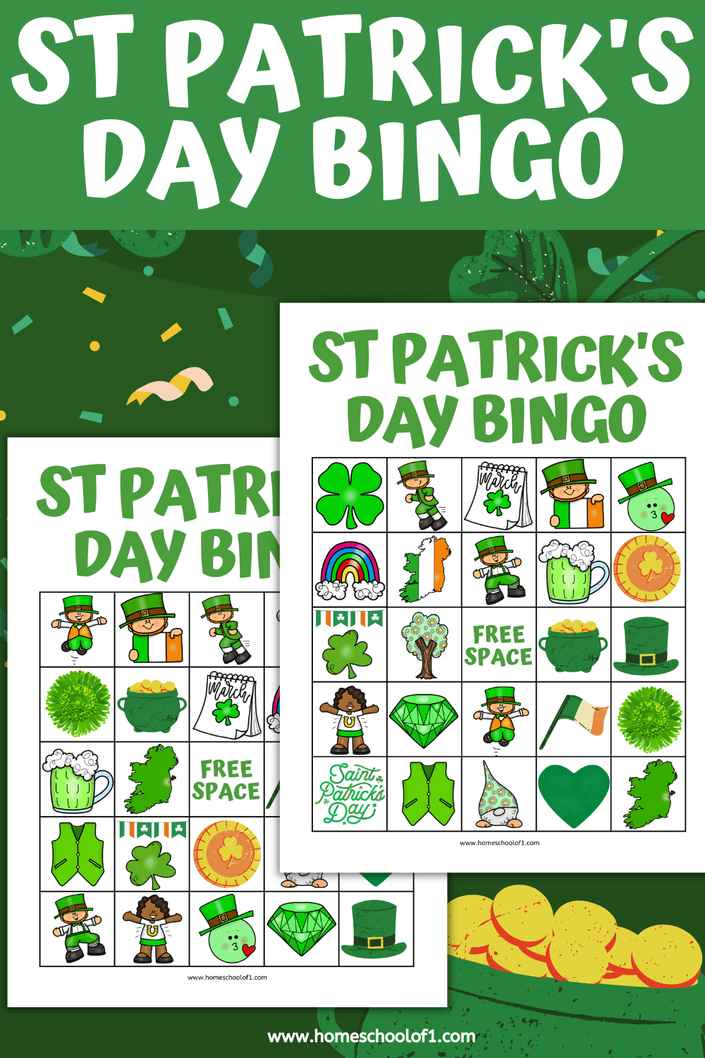 Free St Patrick's Day Bingo Game | Fun for Kids & Adults