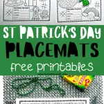 Free St Patrick's Day Placemats for Kids