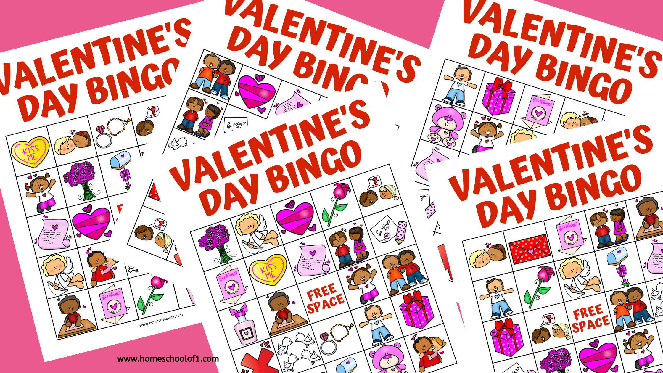 Free Printable Valentine Bingo Cards