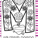 5 Free Printable Mother's Day Cards to Color