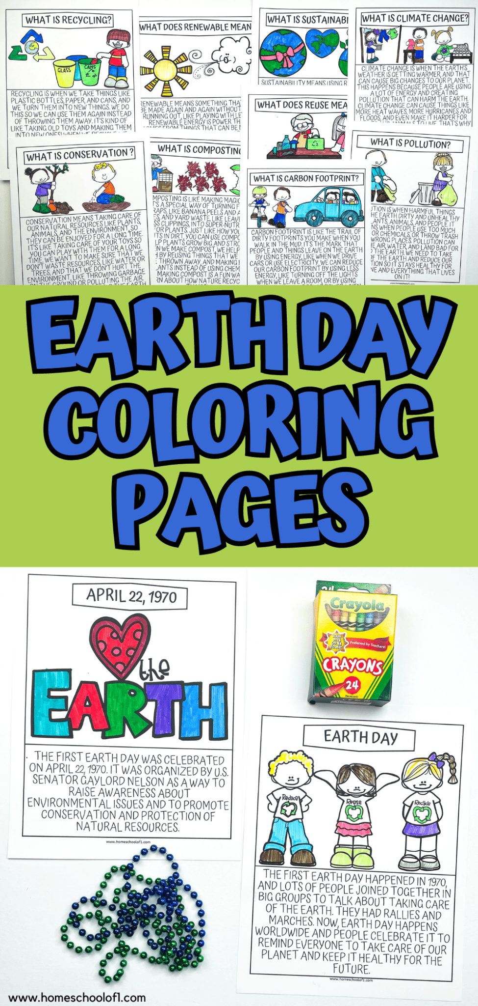 12 Free Earth Day Coloring Pages To Celebrate the Planet