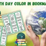Free Printable Earth Day Bookmarks to Color