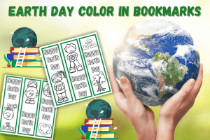Free Earth Day Bookmarks to Color In - Homeschool of One