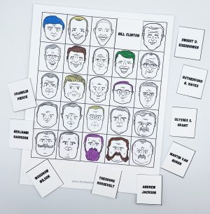 Free Presidents Matching Game Printable