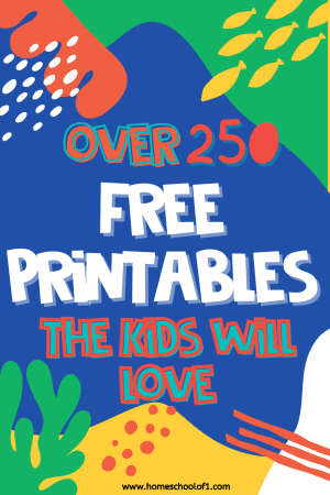 400+ Free Printables For Kids - Homeschool of 1