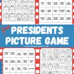 Free Presidents Matching Game Printable