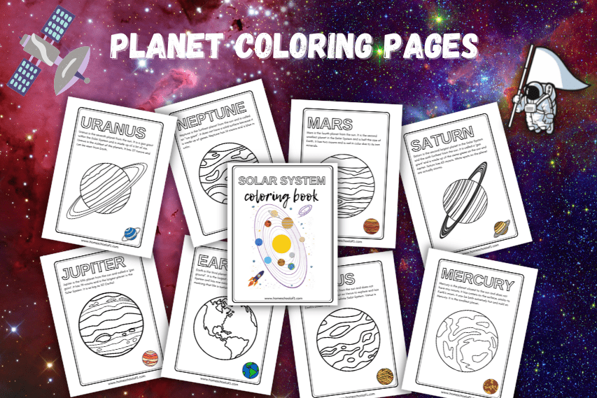 Pluto Planet Coloring Pages
