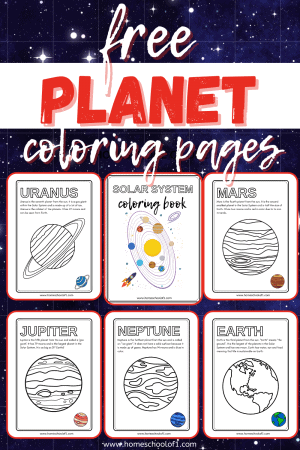 Free Planet Coloring Pages For Kids (+ Astronomy Curriculum)