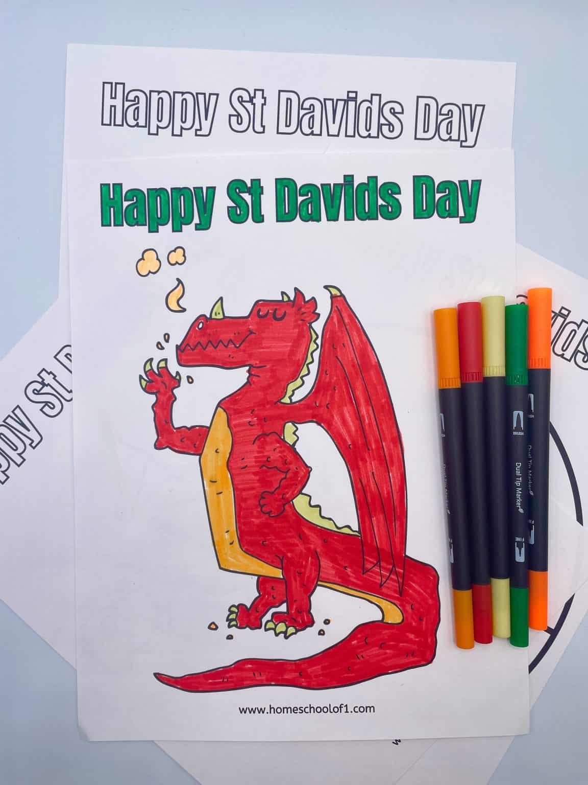 St David's Day Activities (+ 10 Free Colouring Sheets)