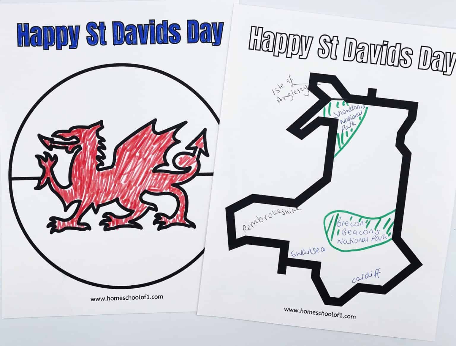 St David's Day Activities (+ 10 Free Colouring Sheets)
