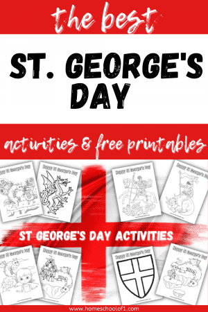 St George's Day Activities (+ 8 Free Colouring Sheets)