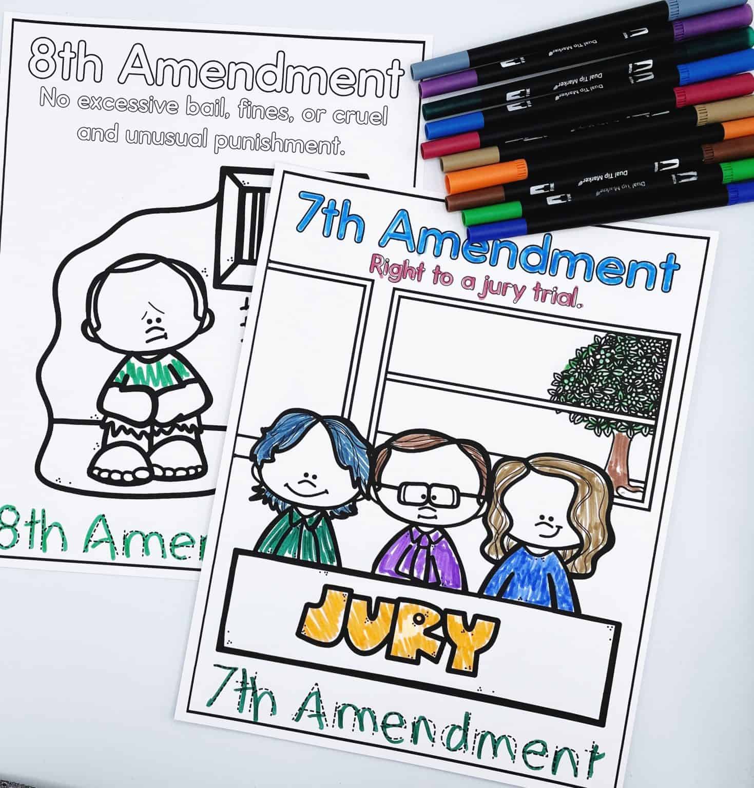 Free Bill of Rights Coloring Pages for Kids
