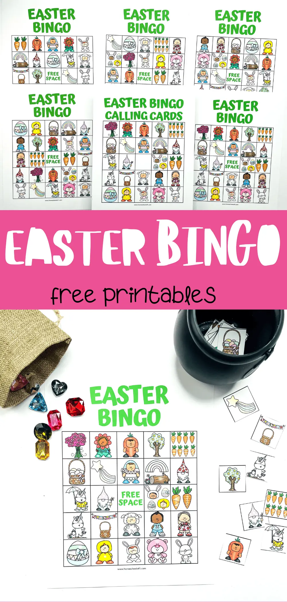 Free Easter Bingo Printable Cards