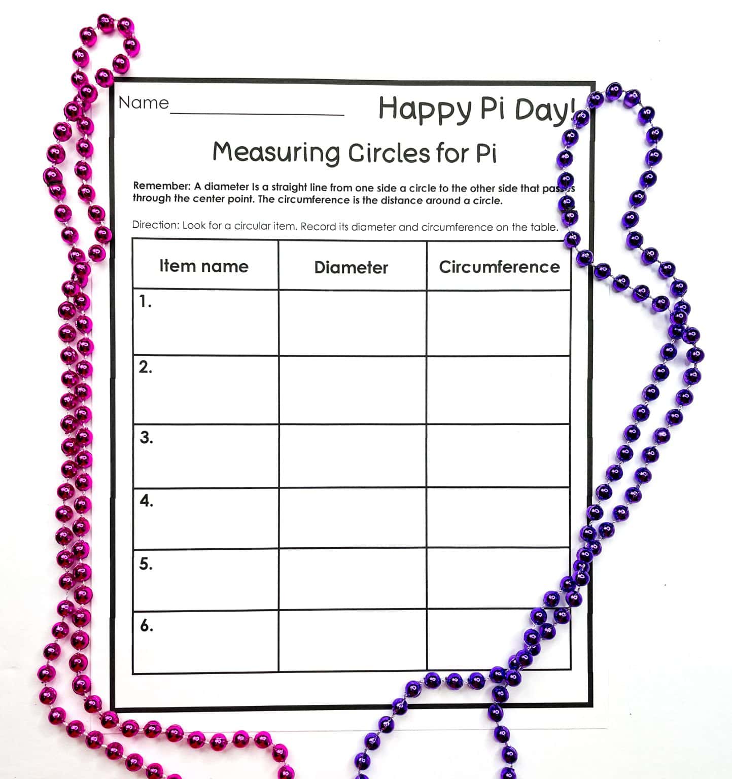 Free Pi Day Worksheets | Fun Math Printables for Kids
