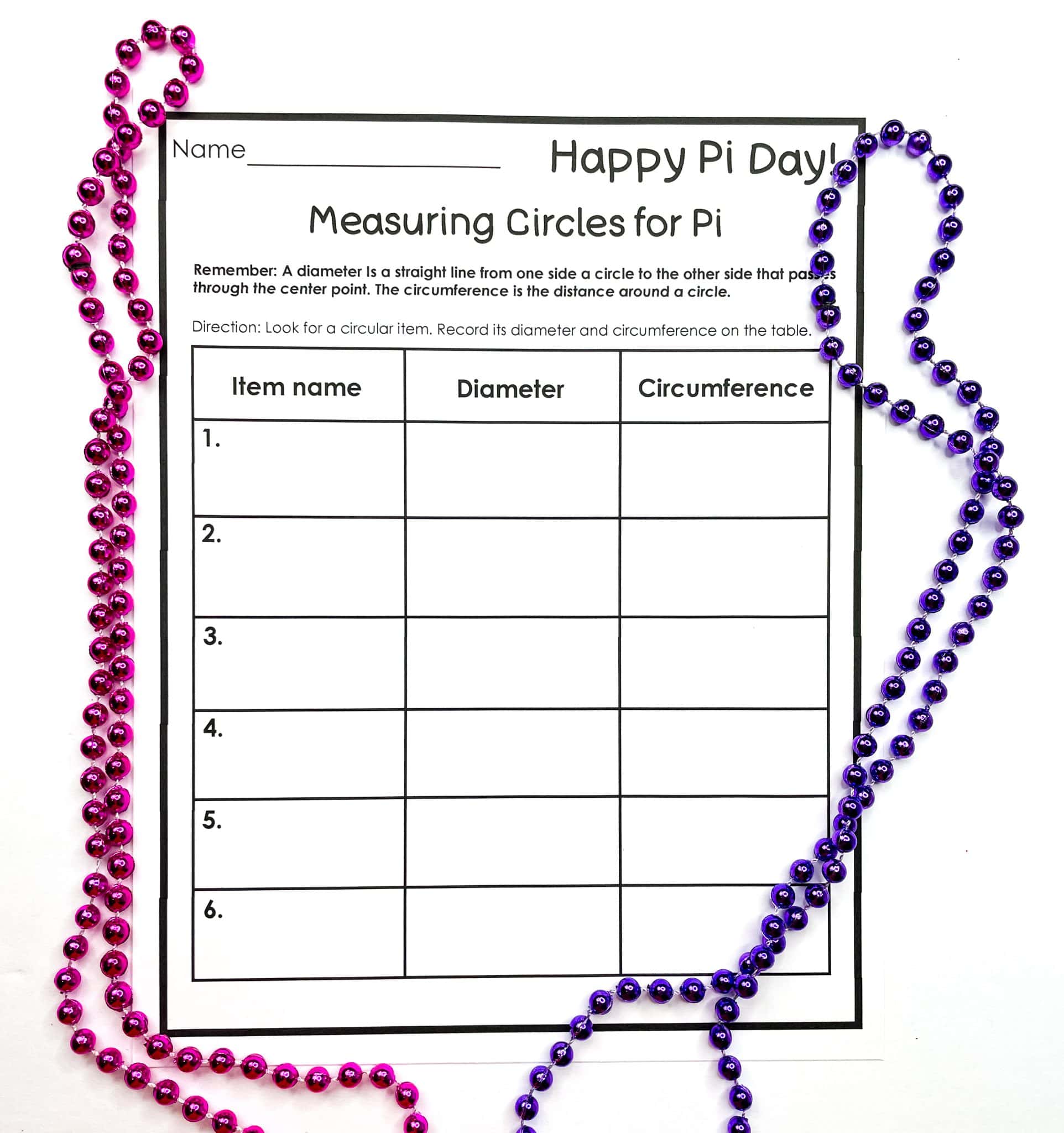 Free Pi Day Worksheets | Fun Math Printables for Kids