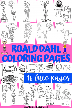 16 Free Roald Dahl Coloring Pages That Are Splendiferous