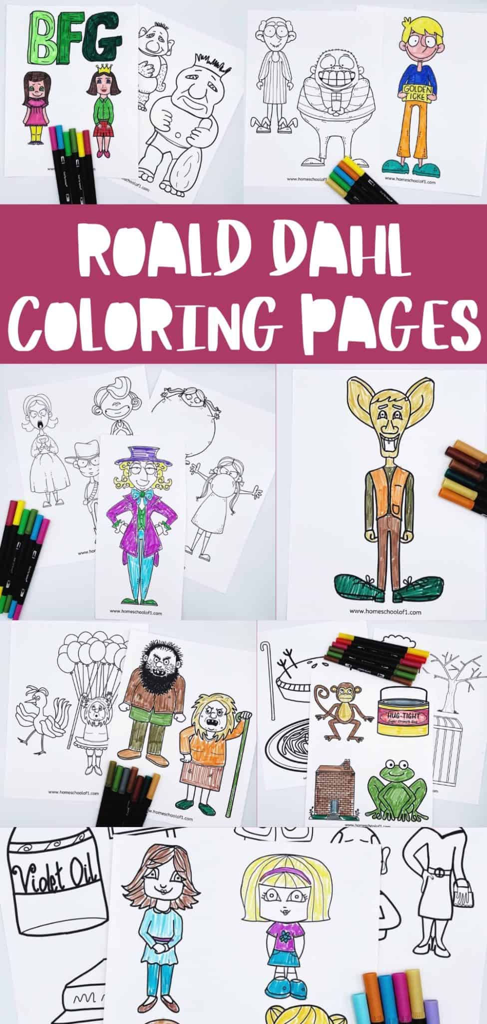 16 Free Roald Dahl Coloring Pages That Are Splendiferous