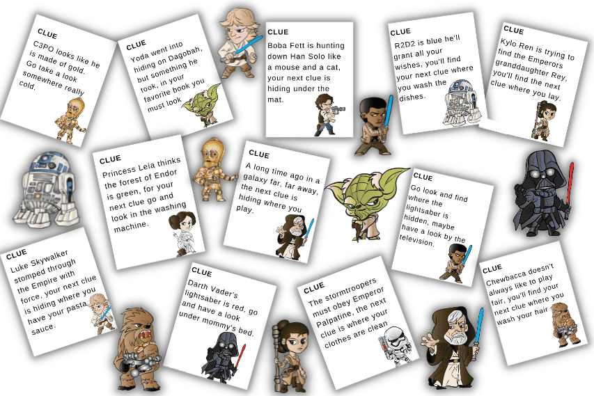 Free Star Wars Printable Cards to Color In - Homeschool of One