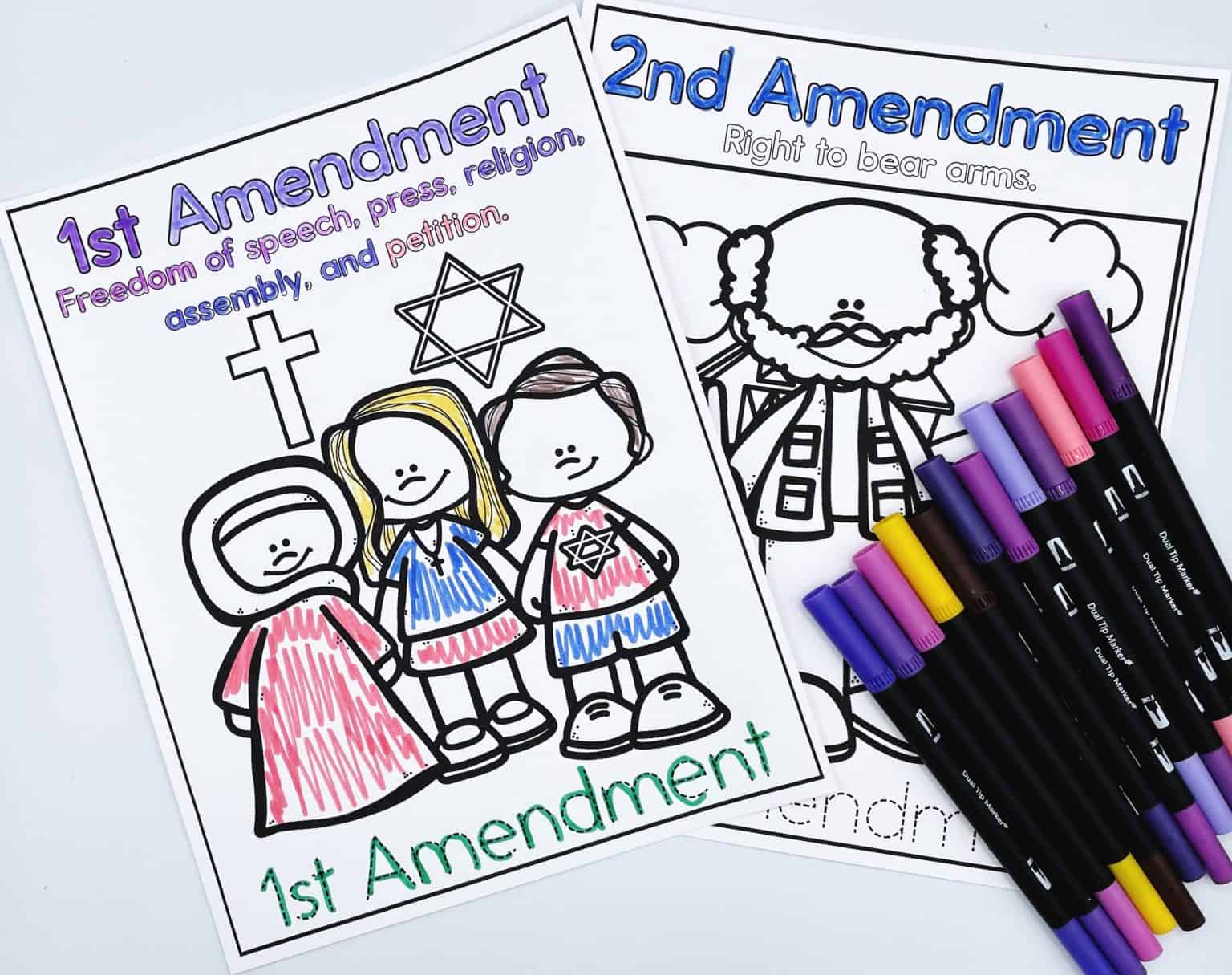 Free Bill of Rights Coloring Pages for Kids