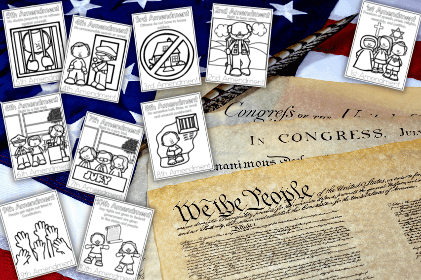 Free Bill of Rights Coloring Pages for Kids