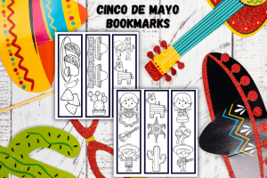 Best Cinco De Mayo Books + Free Bookmarks to Color