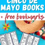 Free Cinco de Mayo Bookmarks to Color for Kids