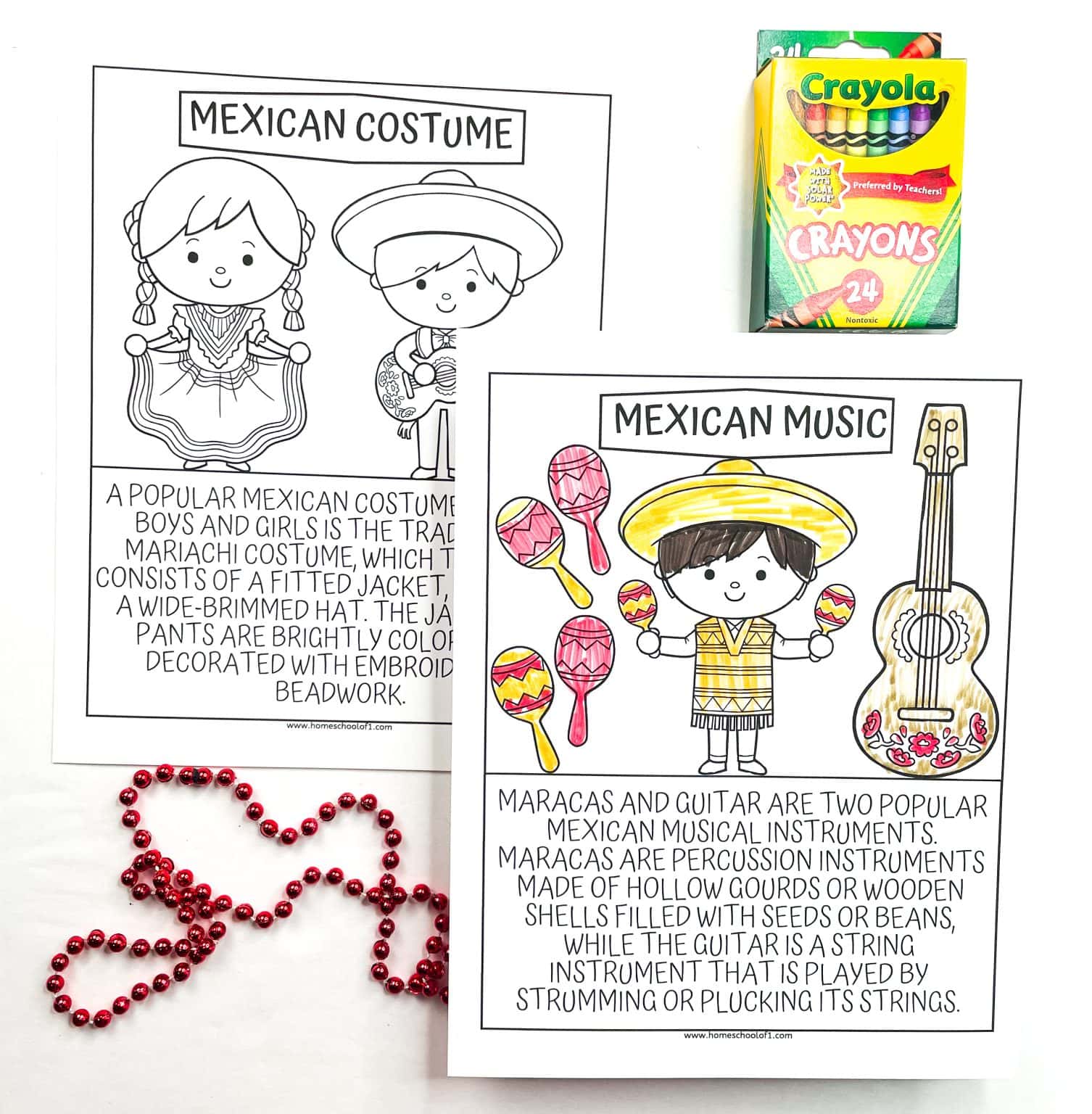 Free Cinco de Mayo Coloring Pages to Learn About Mexico