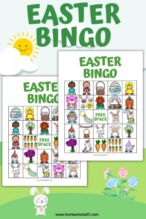 Free Printable Easter Bingo Boards for Hoppy Fun - Homeschool of 1