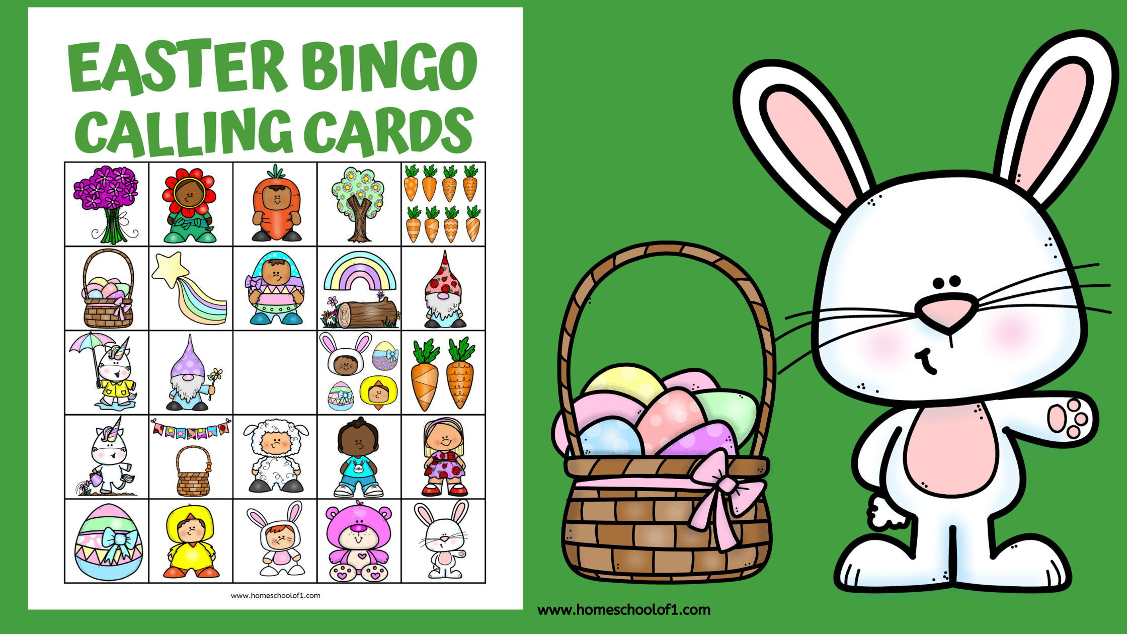 Printable Easter Bingo Cards | Free & Fun for Kids