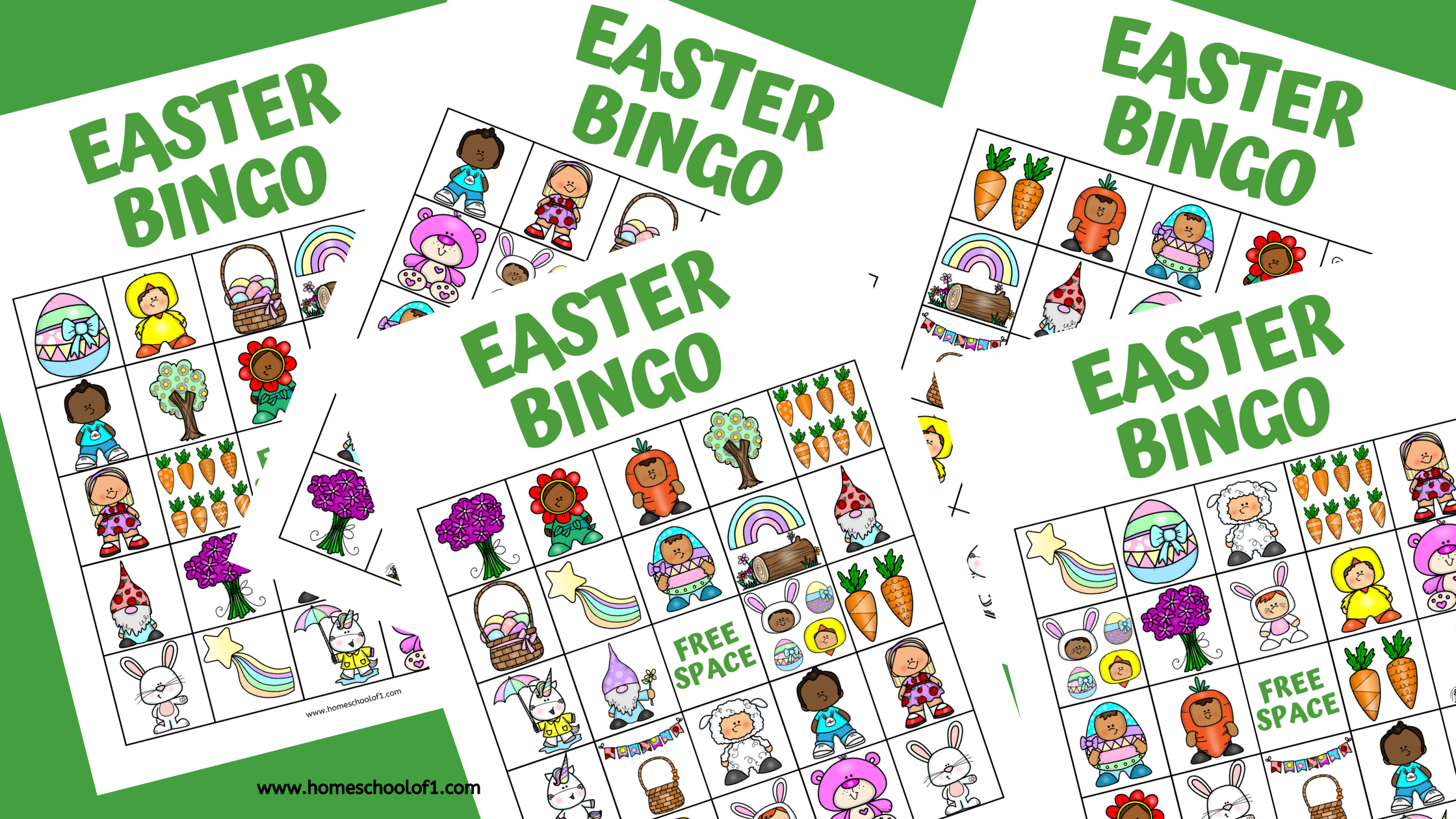 Printable Easter Bingo Cards | Free & Fun for Kids